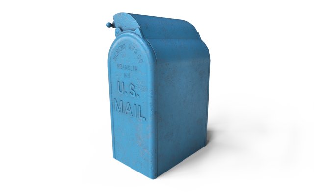 Mailbox 3D Model in Miscellaneous 3DExport
