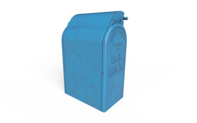 Mailbox 3D Model in Miscellaneous 3DExport