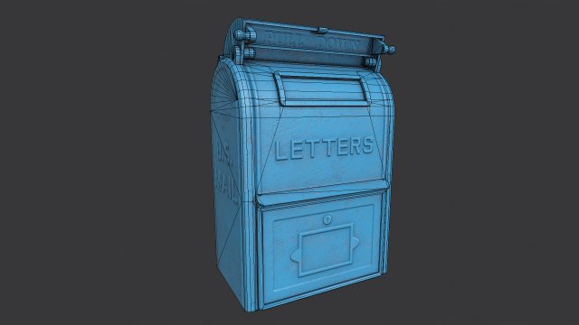 Mailbox 3D Model in Miscellaneous 3DExport