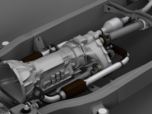 Chassis Toyota Tundra Pickup 3D Model in Parts of auto 3DExport