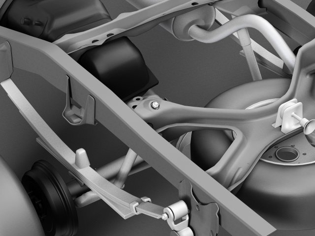 Chassis Toyota Tundra Pickup 3D Model in Parts of auto 3DExport