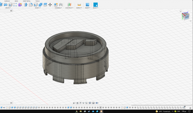 Japan racing wheel center cap 3D Model in Parts of auto 3DExport