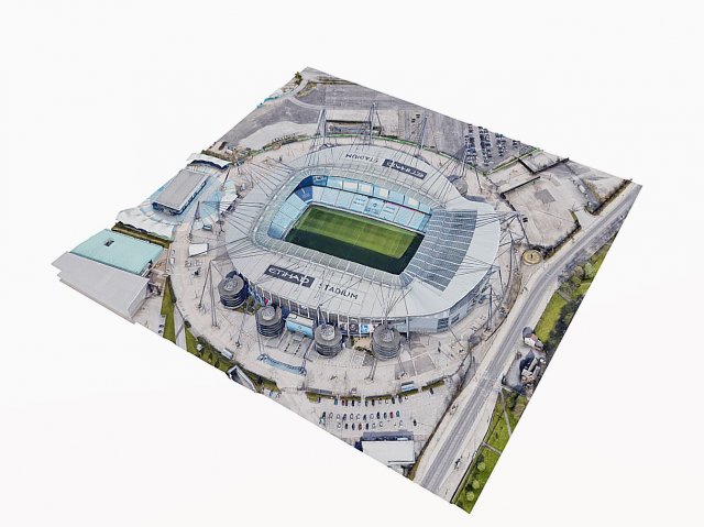 Manchester City Stadium 3D Model in Stadium 3DExport