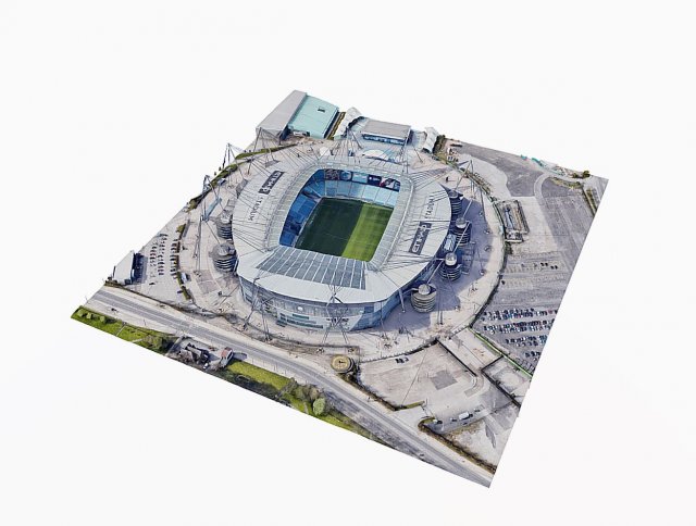 Manchester City Stadium 3D Model in Stadium 3DExport