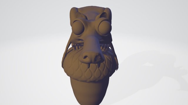 ice age scrat 3D Print Model in Animals 3DExport