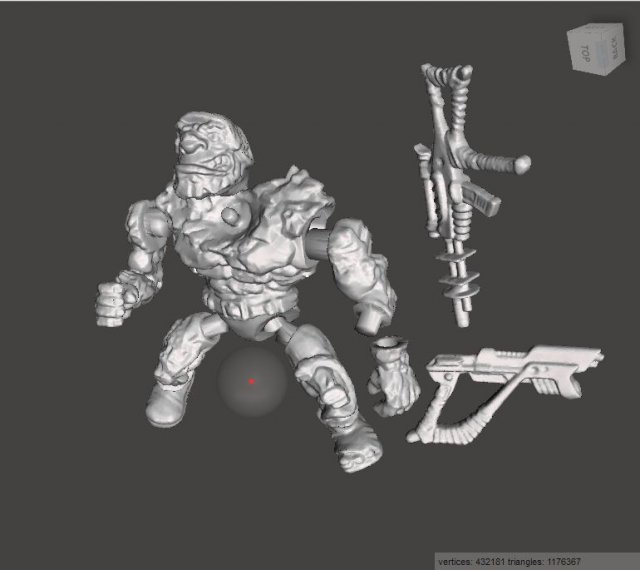 TMNT GENERAL TRAGG 3D Print Model in Scans and Replicas 3DExport