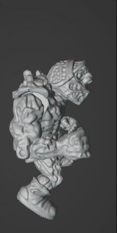 TMNT GENERAL TRAGG 3D Print Model in Scans and Replicas 3DExport