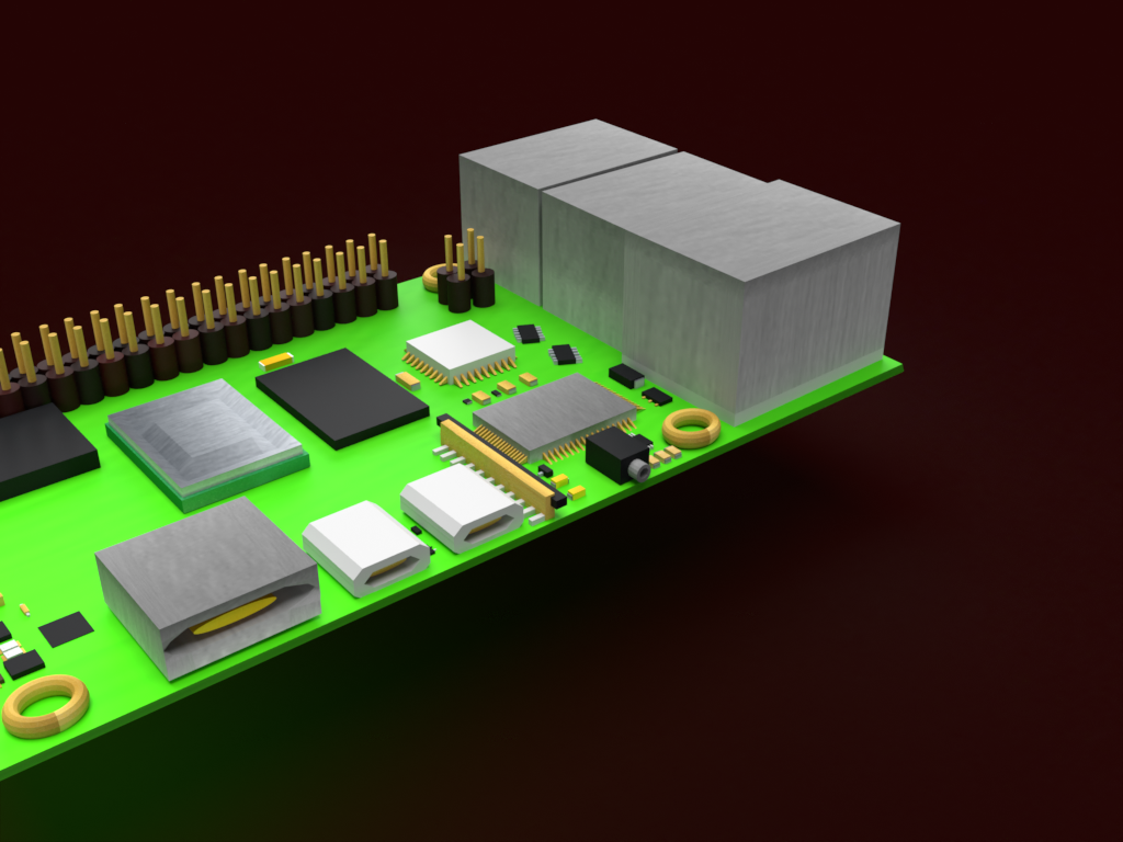 raspery pi 4 3D Models in Computer 3DExport