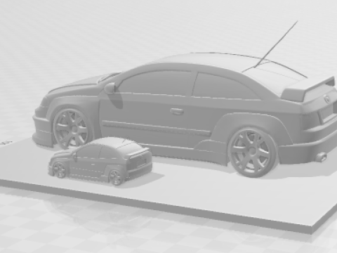 Bonecos style 3d manga anime voiture course camion pick-up style ...