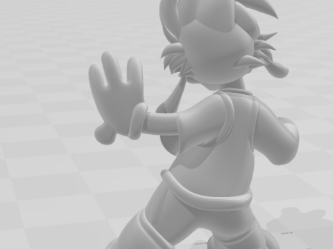 Bonecos style 3d manga anime max pateta caricato Modèles 3D en vedette ...