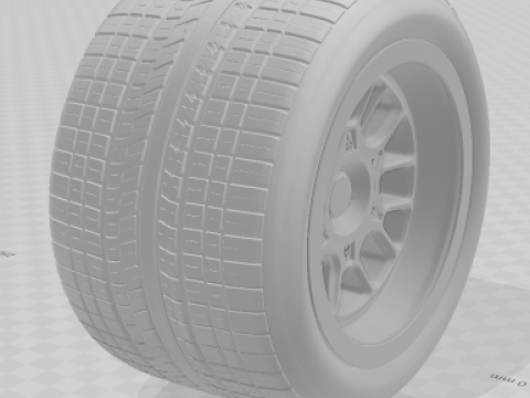 Bonecos 3D-Stil Manga Anime Truck Rennwagen Pickup Reifen Regen ...