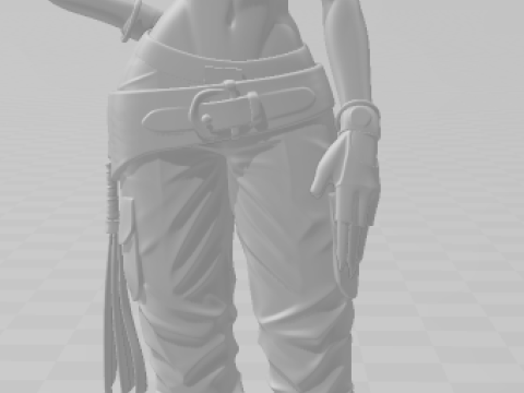 Bonecos estilo 3d mangá anime blue mary KOF caricato Modelo de ...