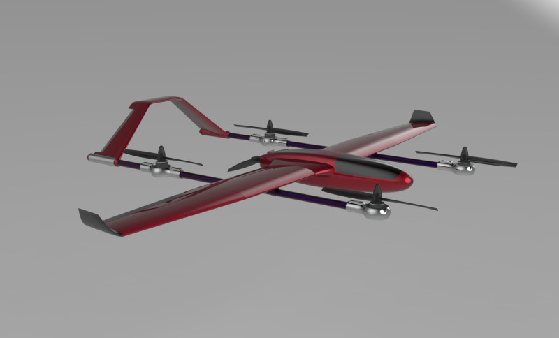 AIRCRAFT DRONE CAD MODEL 3D Model in Drone / Copter 3DExport