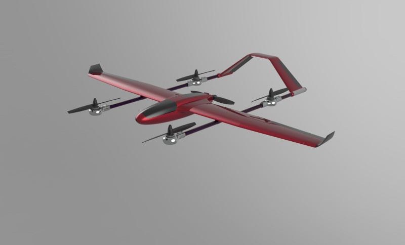 AIRCRAFT DRONE CAD MODEL 3D Model in Drone / Copter 3DExport