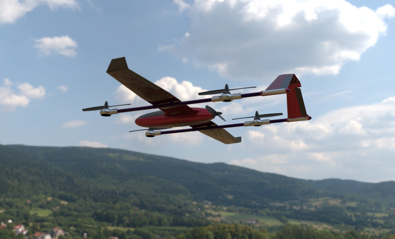 AIRCRAFT DRONE CAD MODEL 3D Model in Drone / Copter 3DExport