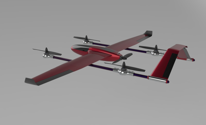 AIRCRAFT DRONE CAD MODEL 3D Model in Drone / Copter 3DExport