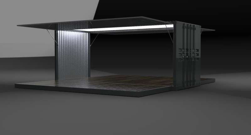 Car Container StorageShipping Container 3D CAD Model Modelo 3D in ...