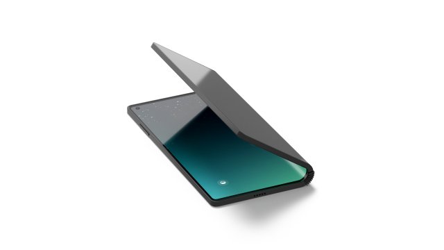 Animated Flexible Phone - smartphone book with cyclic animation of ...