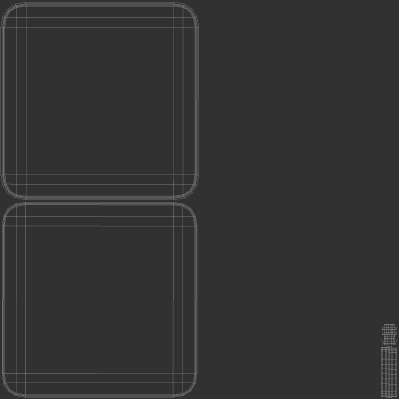 White Embroidered Patch Set - 6 shapes lying embroidery badges 3D Model ...