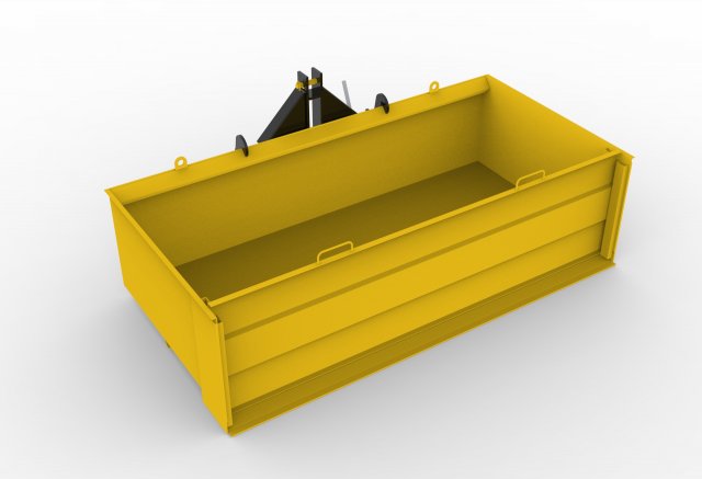 rear platform for tractor 3D Model in Other 3DExport