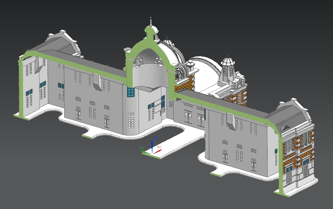 Seoul Station old 3D Models in Landmarks 3DExport
