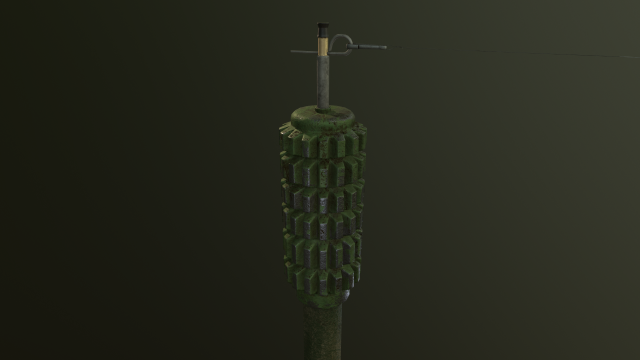 Soviet Land Mine POMZ-2 3D Model in Accessories 3DExport