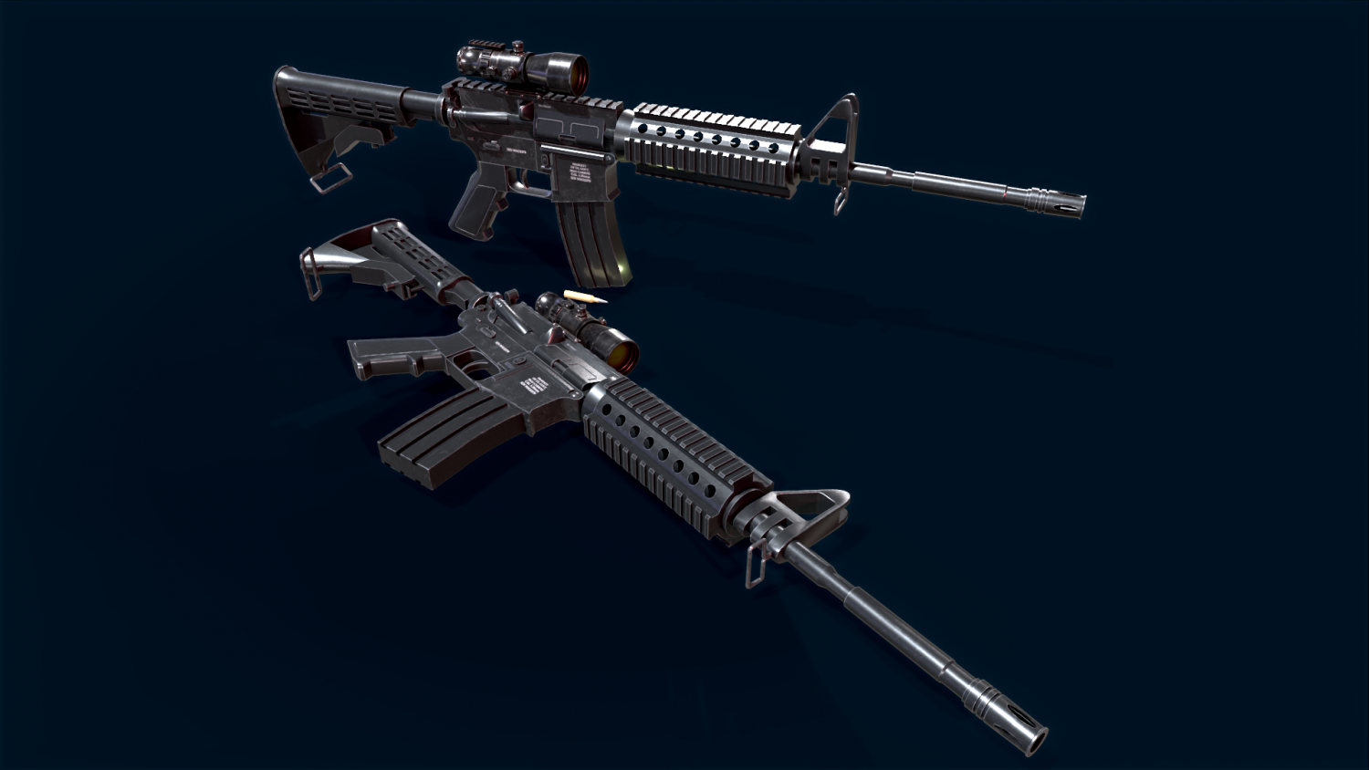 Rapid Fire Gun Assault Rifle