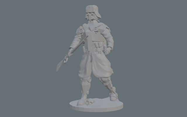 ussr red army infantry 3d print v2 3D Print Model in Man 3DExport