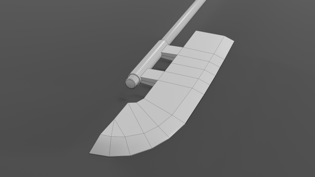 medieval halberd 1 3D Model in Melee 3DExport