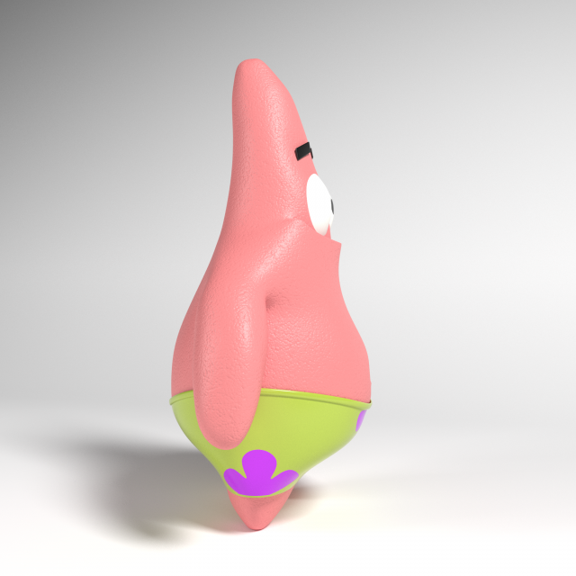 patrick star 3D Model in Cartoon 3DExport