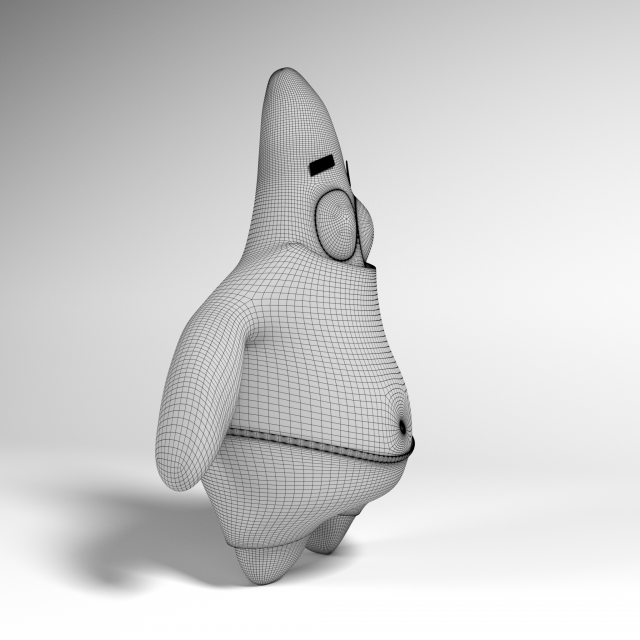 patrick star 3D Model in Cartoon 3DExport