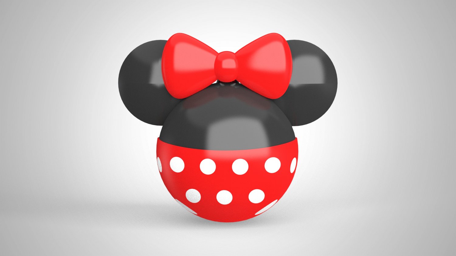 minnie mouse sphere 3D Models in X-mas 3DExport
