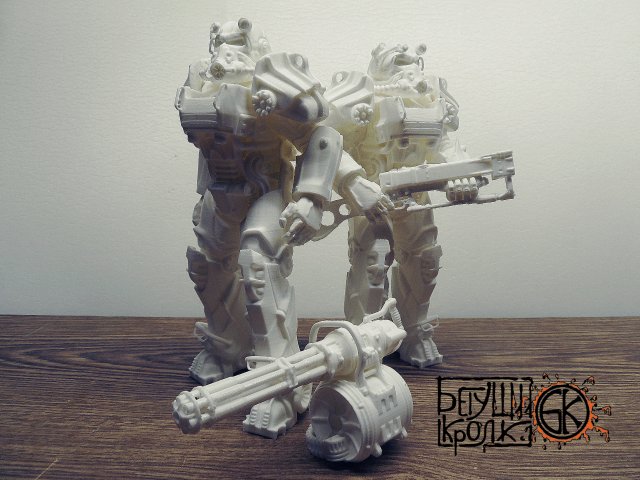 minifrom the game fallout 4 part 4 scale 1 and 2 3D Print Model in SCI ...