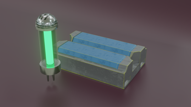 sci-fi injector or tracker 3D Модель in Части 3DExport