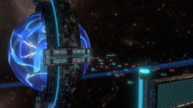 Space station planetary scale animated 3D Model in Fantasy Spacecraft ...