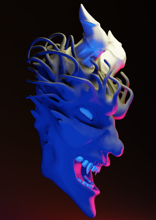 Daemon 3D Print Model in Figurines 3DExport