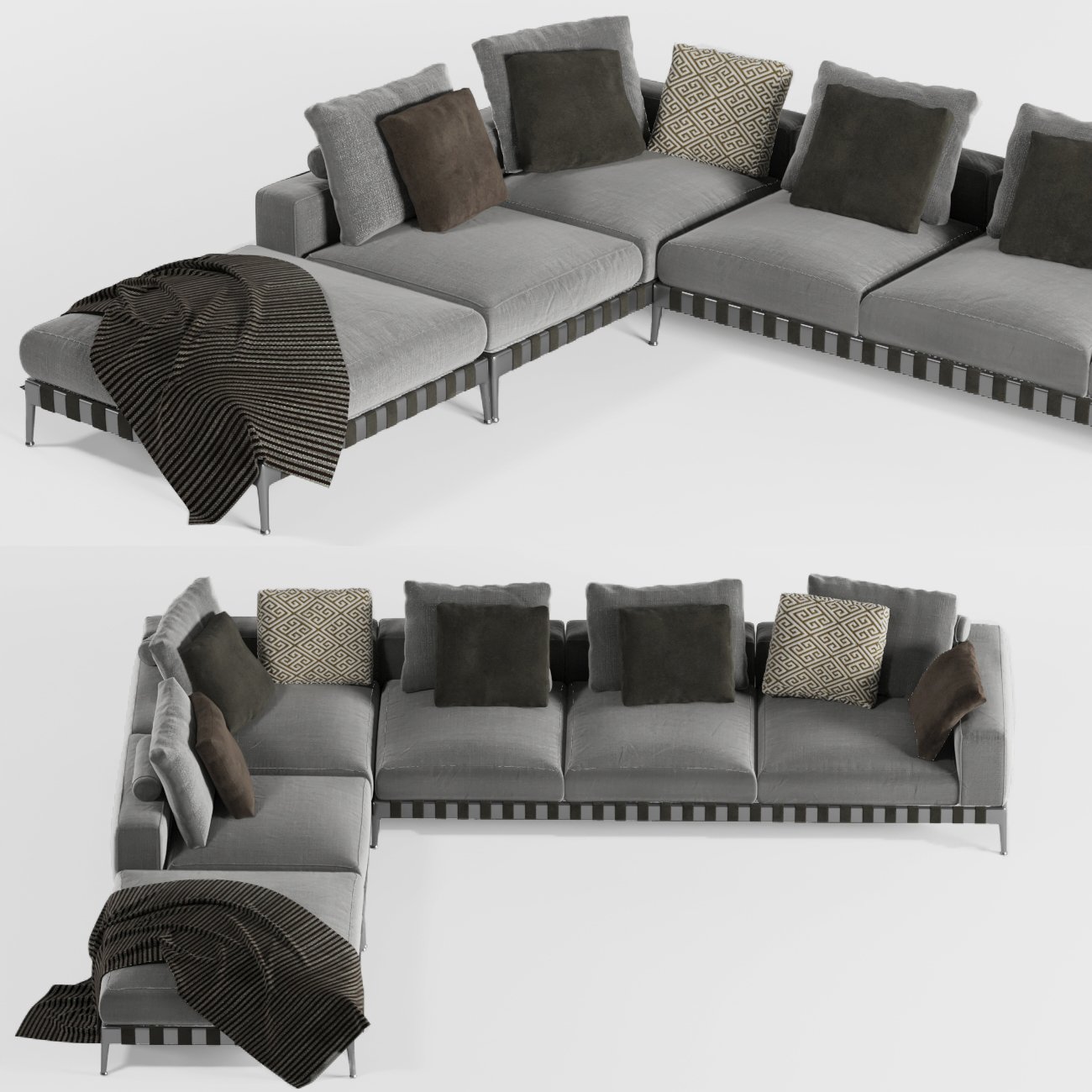 flexform gregory sofa 3D Models in Sofa 3DExport