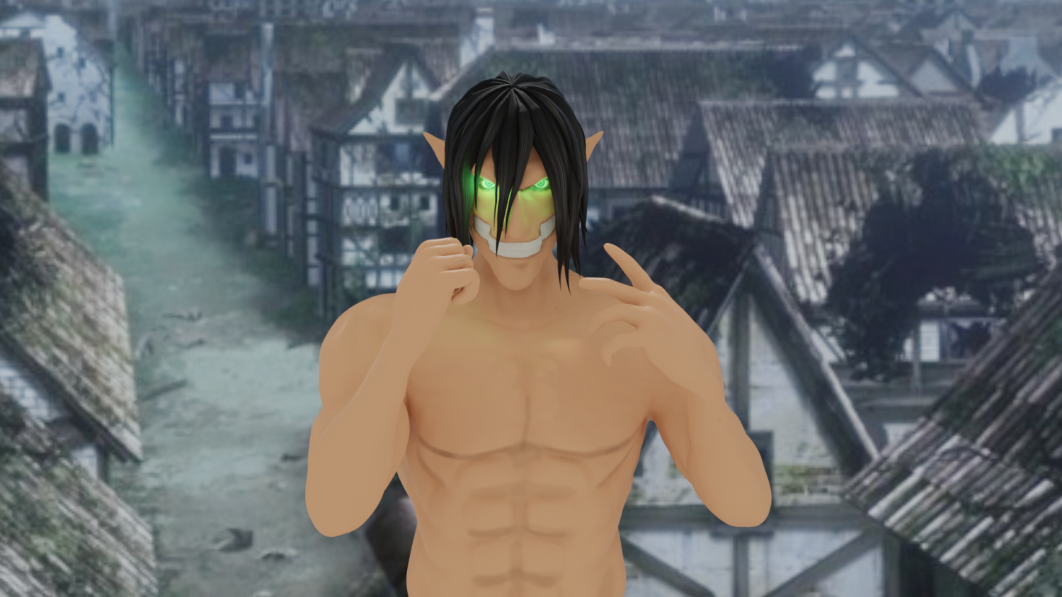 eren yeager titan from attack on titan 3D Models in Monster 3DExport