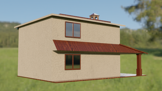 Rustic house 3D Model in Buildings 3DExport