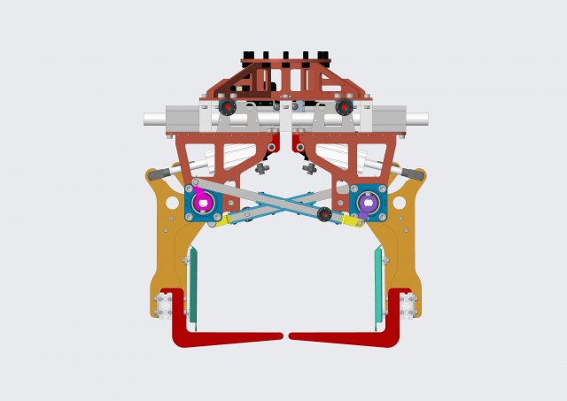 adjustable bag gripper- gripper robot 3D Model in Parts 3DExport