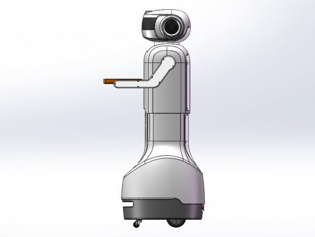 Service robot 3D Model in Machines 3DExport