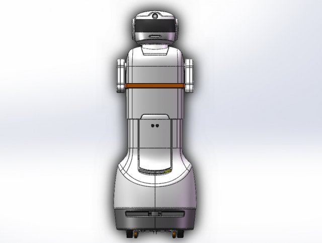 Service robot 3D Model in Machines 3DExport