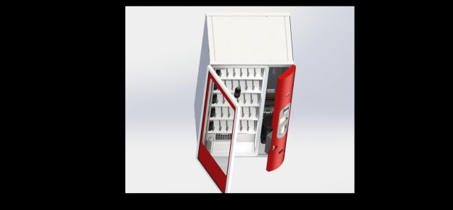 Vending machine 3D Model in Machines 3DExport