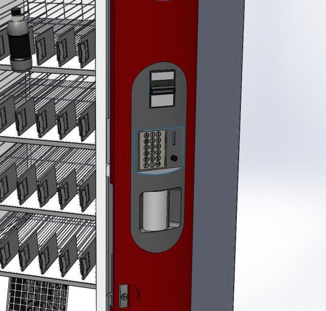 Vending machine 3D Model in Machines 3DExport