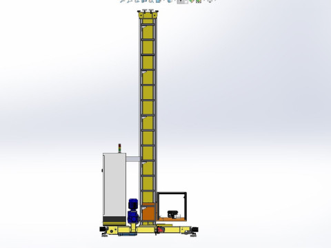 大型スマート倉庫向けRGV 3Dモデル in 機械 620011 | 3DExport