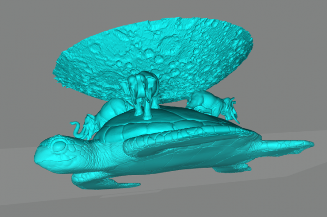 flat earth discworld 3D Print Model in SCI-FI 3DExport
