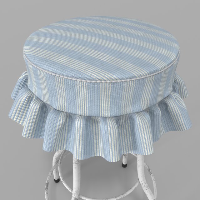 Vintage screw chair 3D Model in Stool 3DExport
