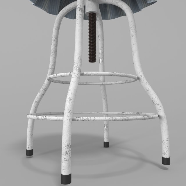 Vintage screw chair 3D Model in Stool 3DExport