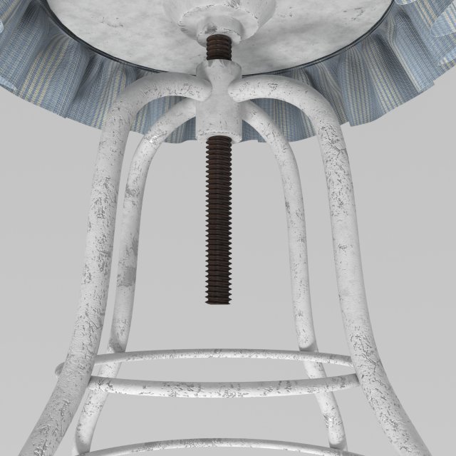 Vintage screw chair 3D Model in Stool 3DExport