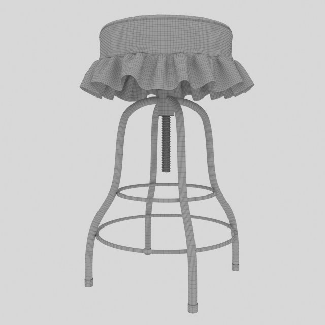Vintage screw chair 3D Model in Stool 3DExport